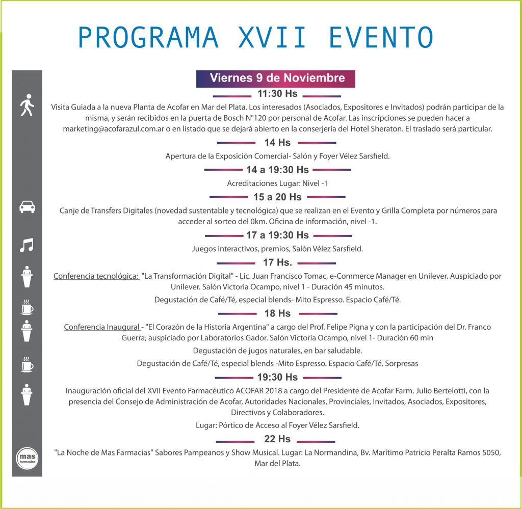 programa Evento Web 9 de Nov - ACOFAR